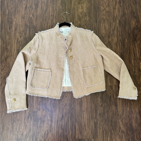 Zara | Jackets & Coats | Zara Short 0 Lenin Jacket Inzw Collection ...